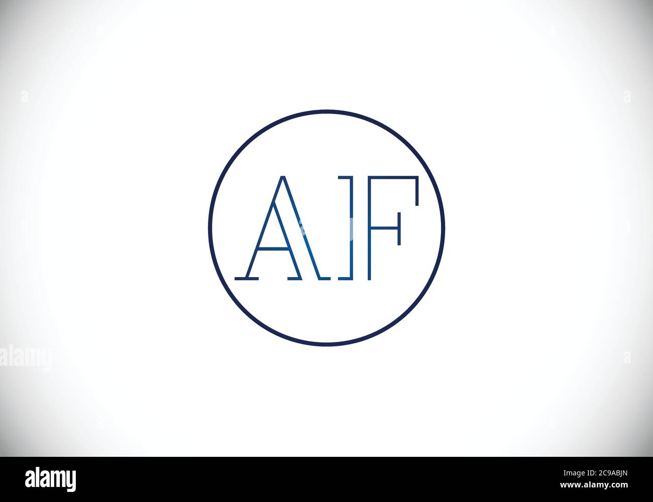 A F letter sign symbol. Initial Letter A F Logo Design Vector Template ...