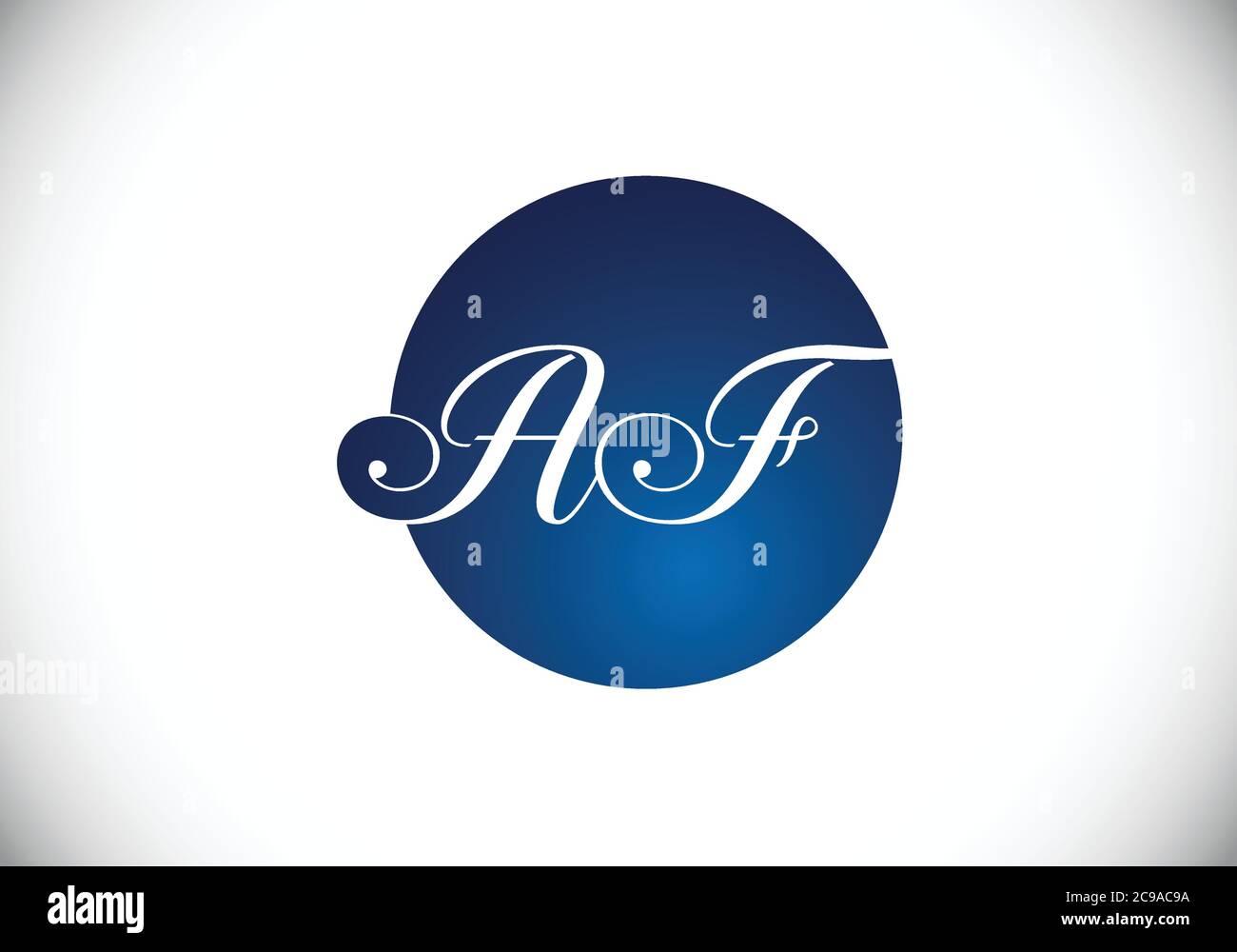 A F letter sign symbol. Initial Letter A F Logo Design Vector Template ...