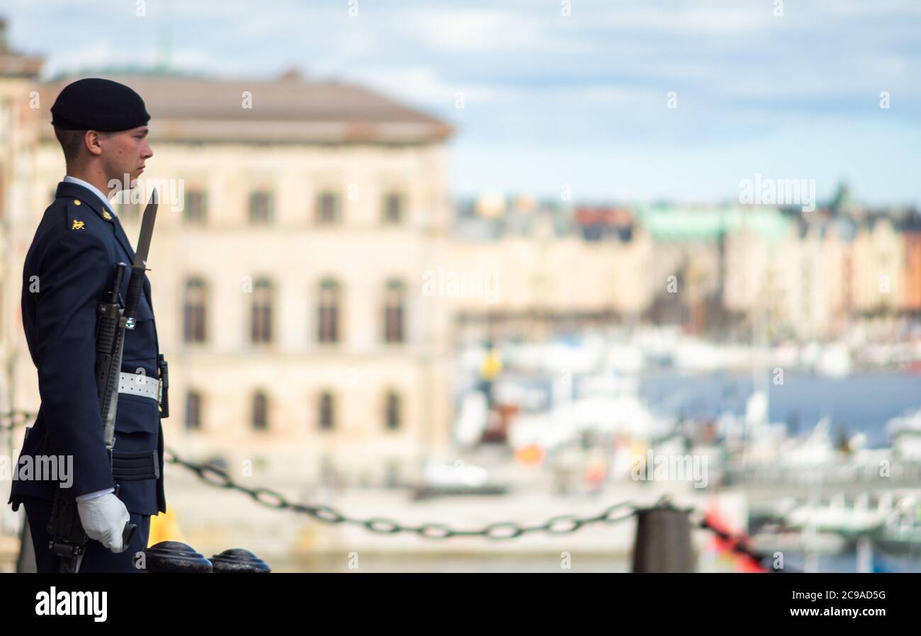 Swedish army female soldier hi-res stock photography and images - Alamy