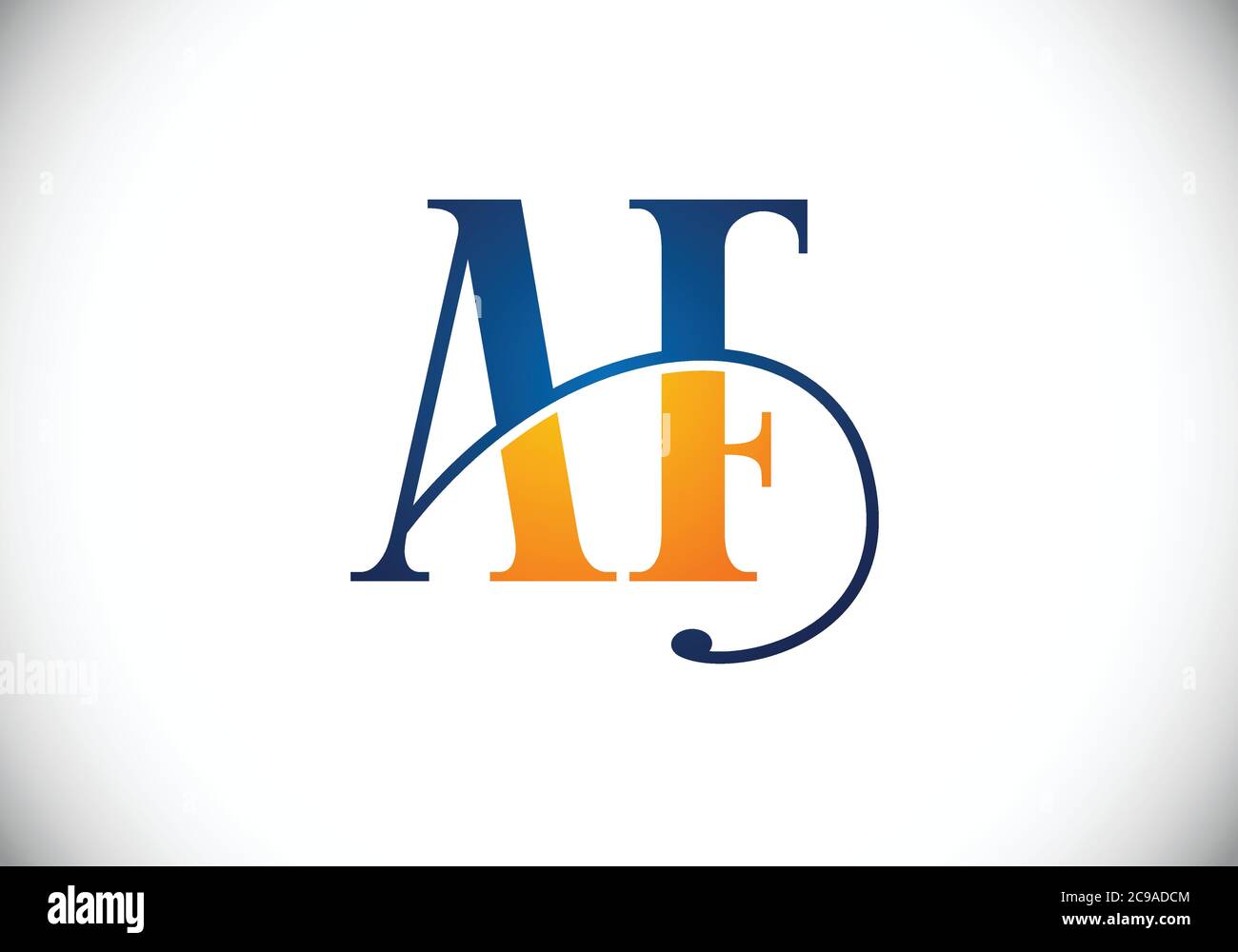 A F letter sign symbol. Initial Letter A F Logo Design Vector Template ...
