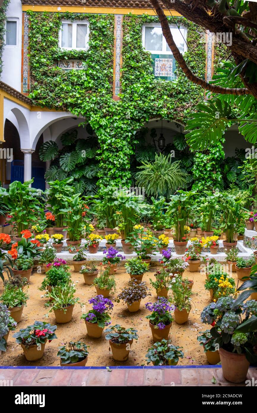 Seville, traditional architecture. Andalusia, Spain Stock Photo - Alamy