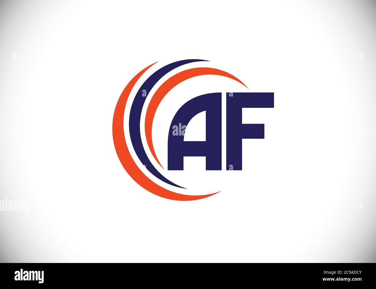 A F letter sign symbol. Initial Letter A F Logo Design Vector Template ...
