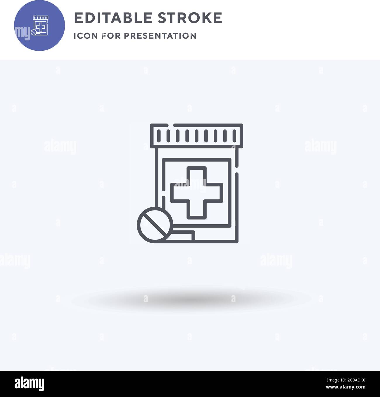 Medicines icon vector, filled flat sign, solid pictogram isolated on ...