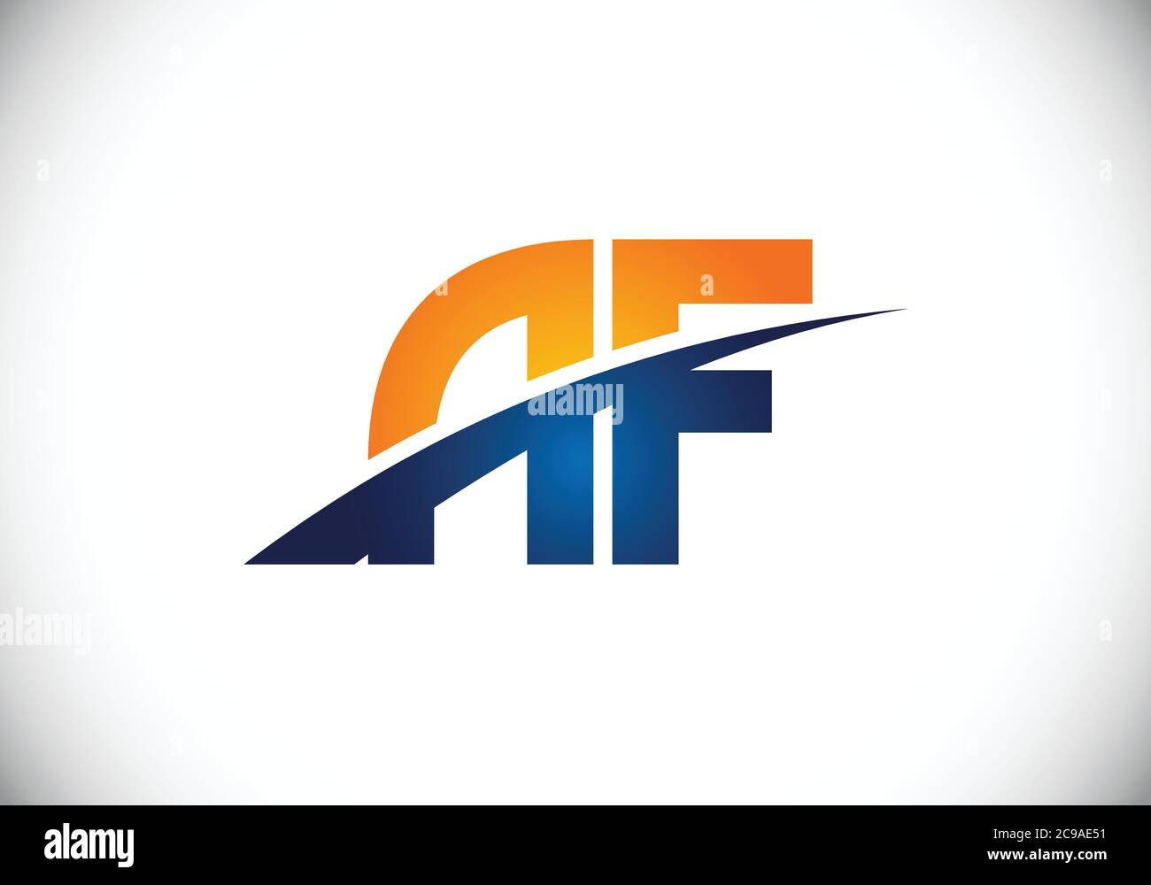 A F letter sign symbol. Initial Letter A F Logo Design Vector Template ...