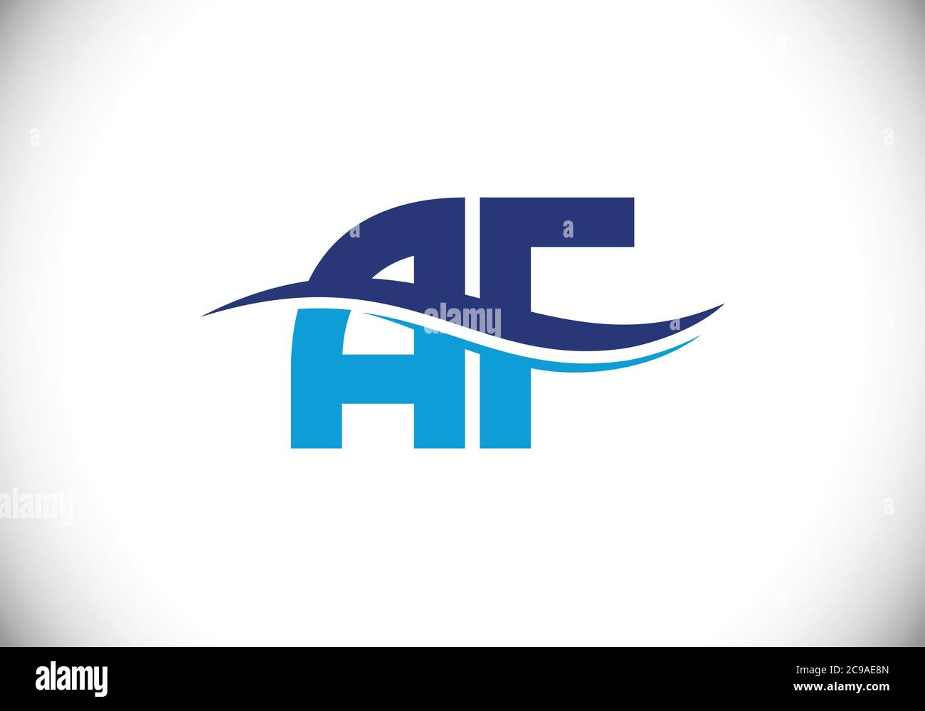 A F letter sign symbol. Initial Letter A F Logo Design Vector Template ...