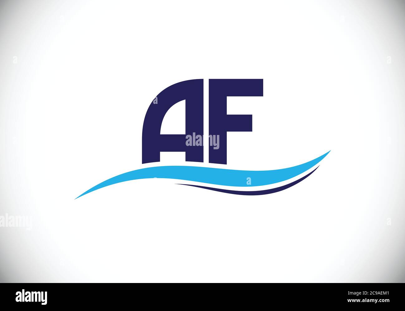 A F letter sign symbol. Initial Letter A F Logo Design Vector Template ...