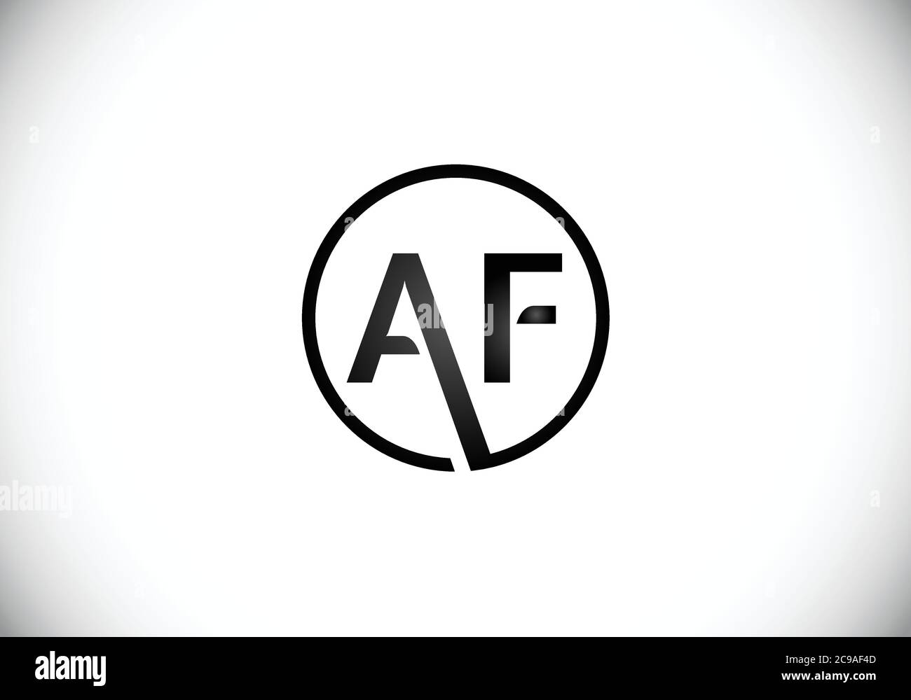 A F letter sign symbol. Initial Letter A F Logo Design Vector Template ...