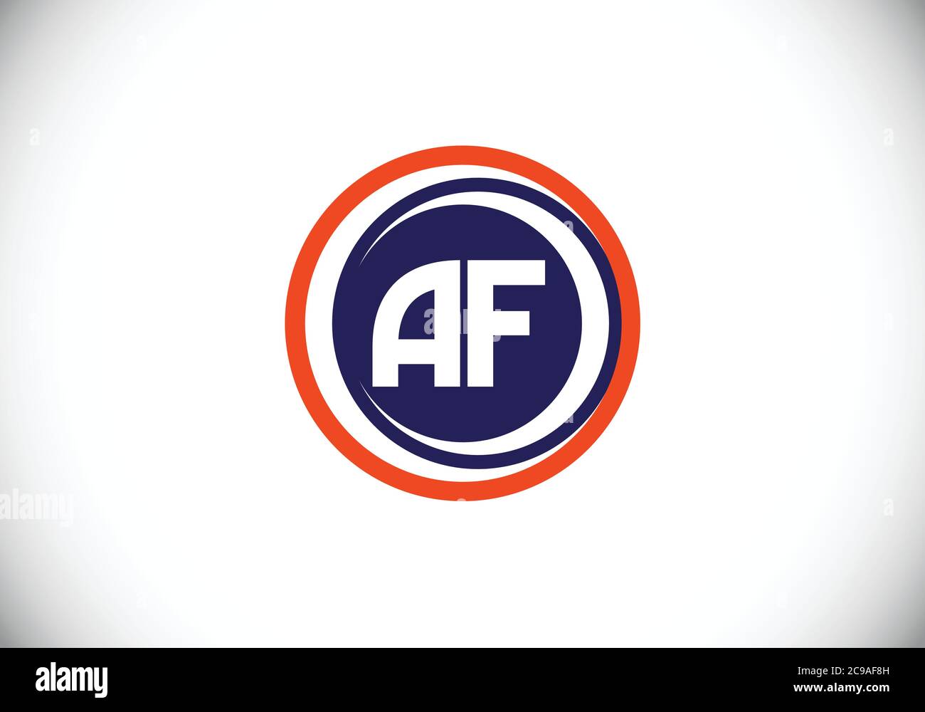 A F letter sign symbol. Initial Letter A F Logo Design Vector Template ...