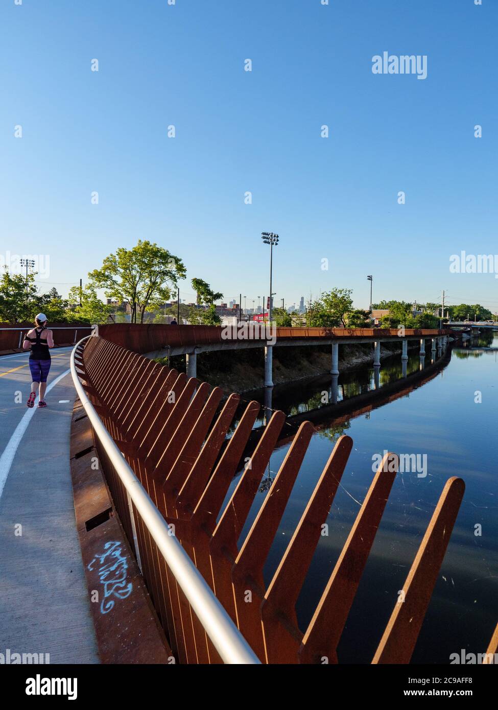 Riverview Bridge, Chicago, Illinois Stock Photo - Alamy