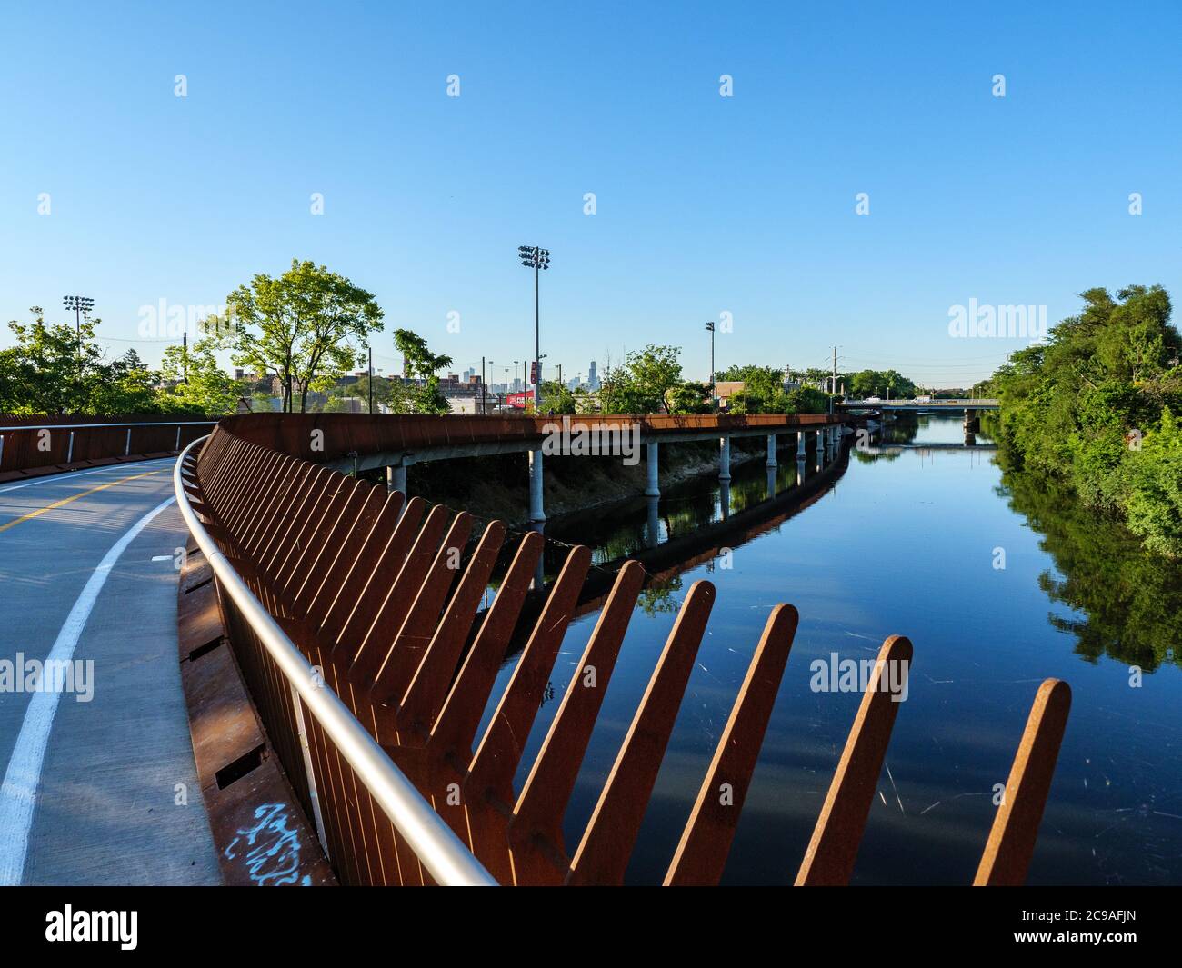 Riverwalk bridge hi-res stock photography and images - Alamy