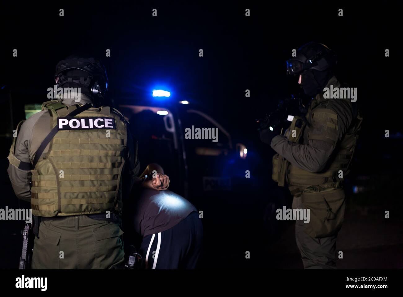 Crime legal handcuffs uniform hi-res stock photography and images - Alamy