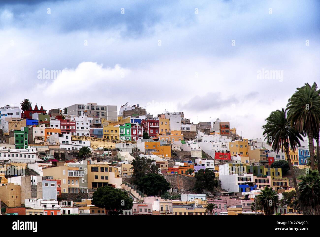Pretty Mediterranean Island as viewed from the Sea Stock Photo - Alamy