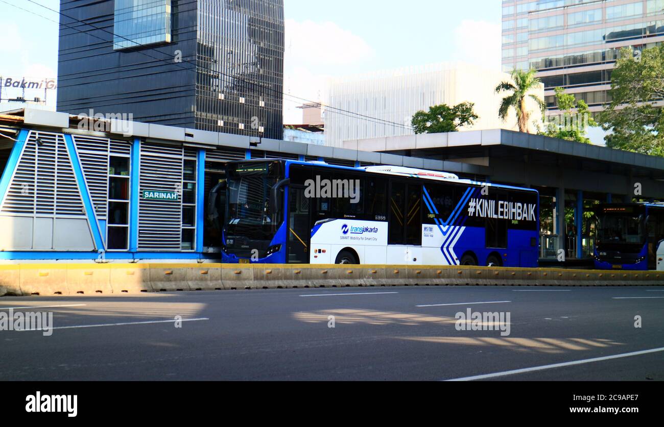 Transjakarta halte hi-res stock photography and images - Alamy