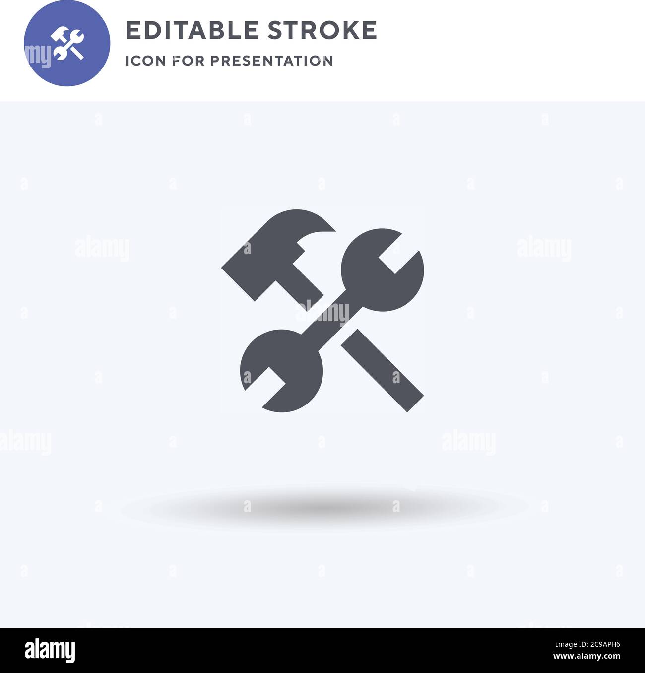Working icon vector, filled flat sign, solid pictogram isolated on ...
