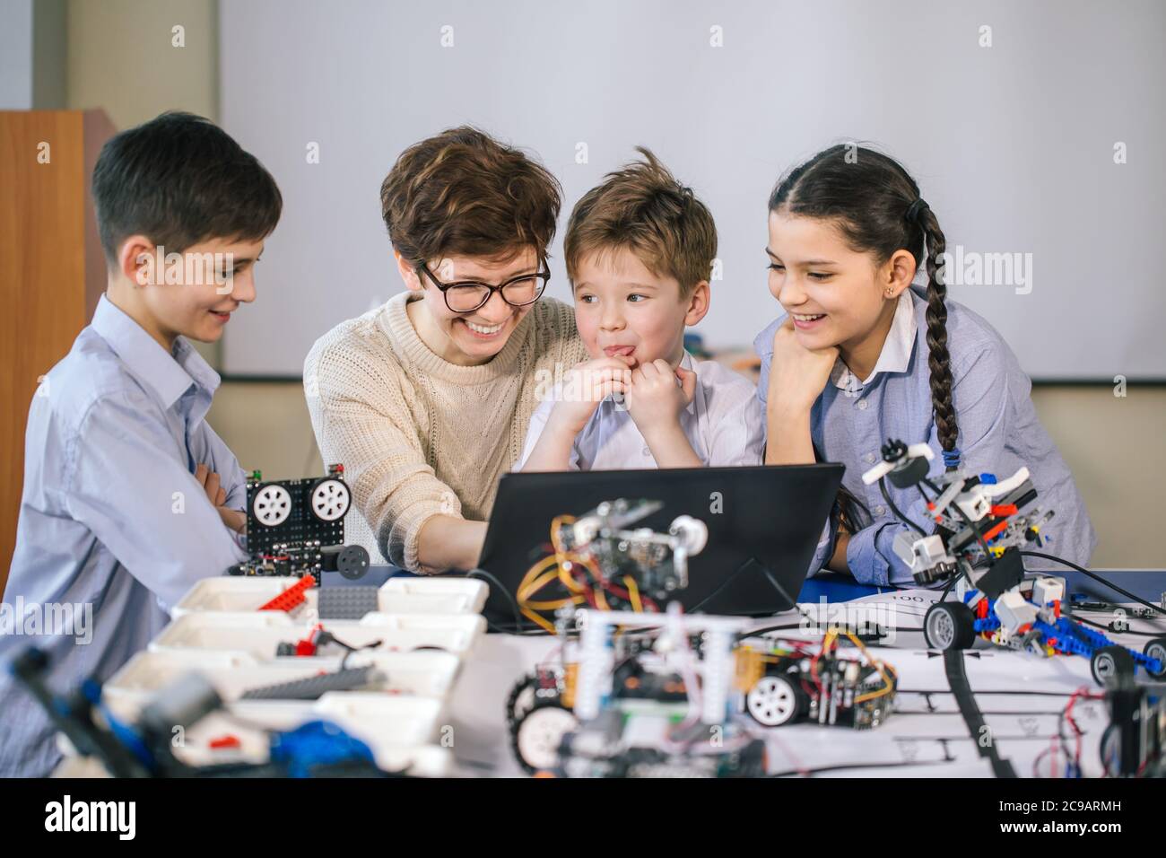 Bored child teacher classroom hi-res stock photography and images - Alamy