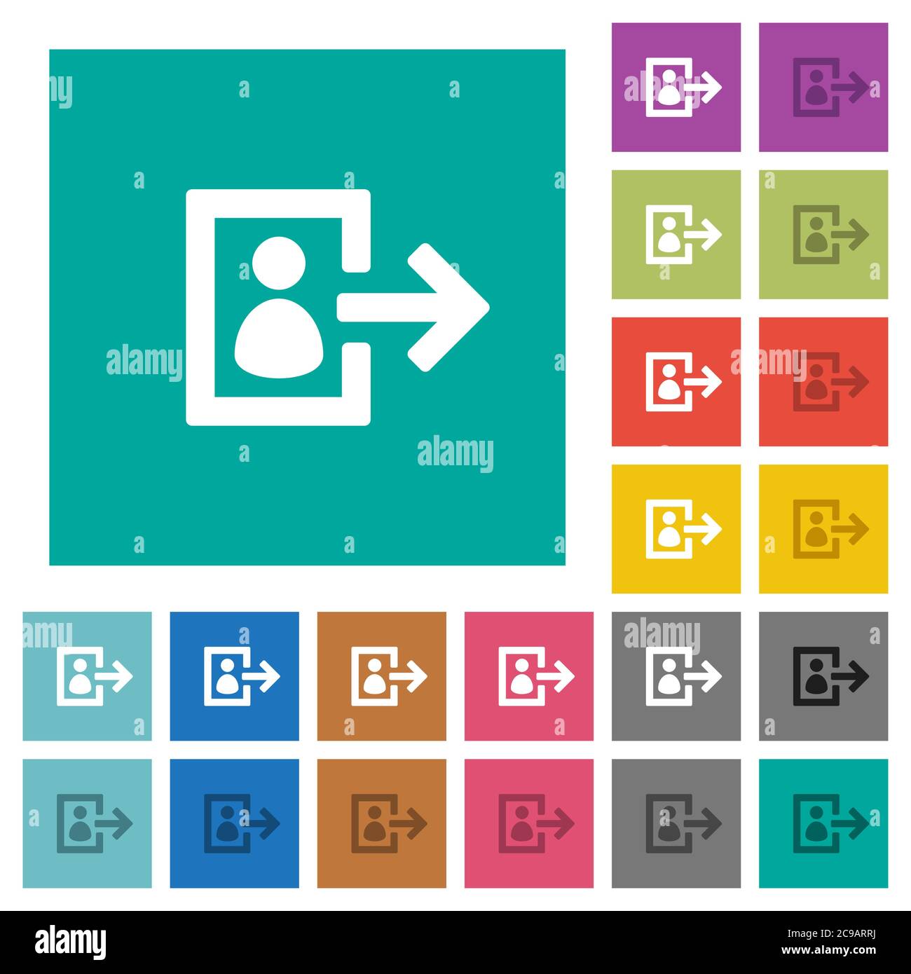 Logout icon variations Stock Vector Images - Alamy