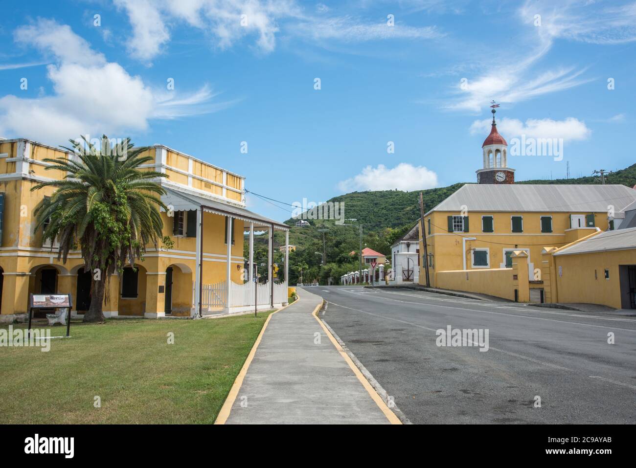 Christiansted, St. Croix, USVI-October 22,2019: The Danish Customs ...