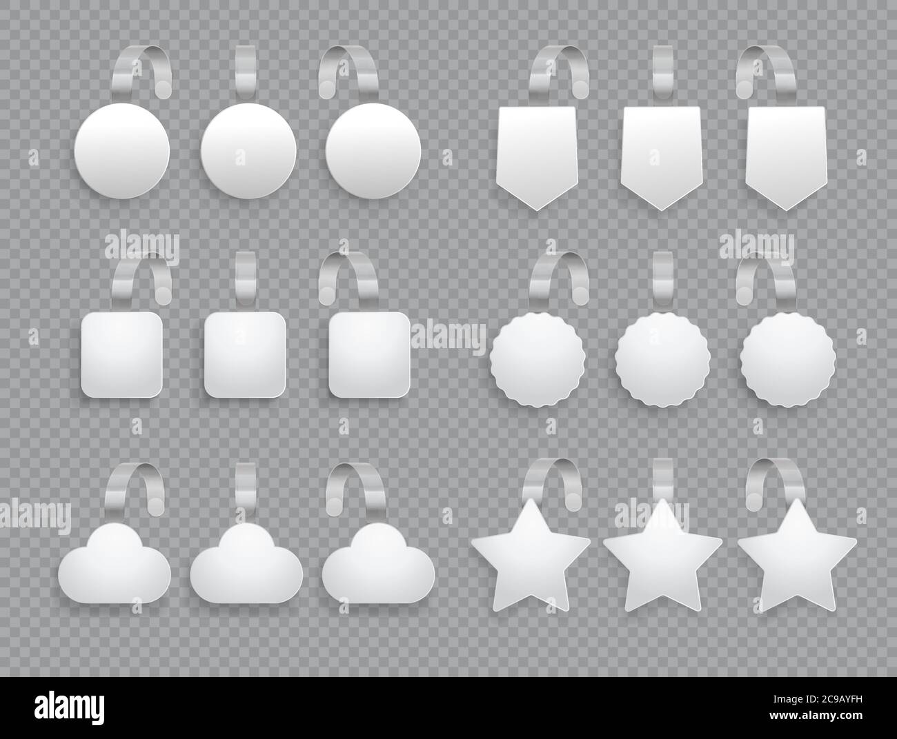Wobbler template. Promotion pointing wobbler for supermarket sale ...
