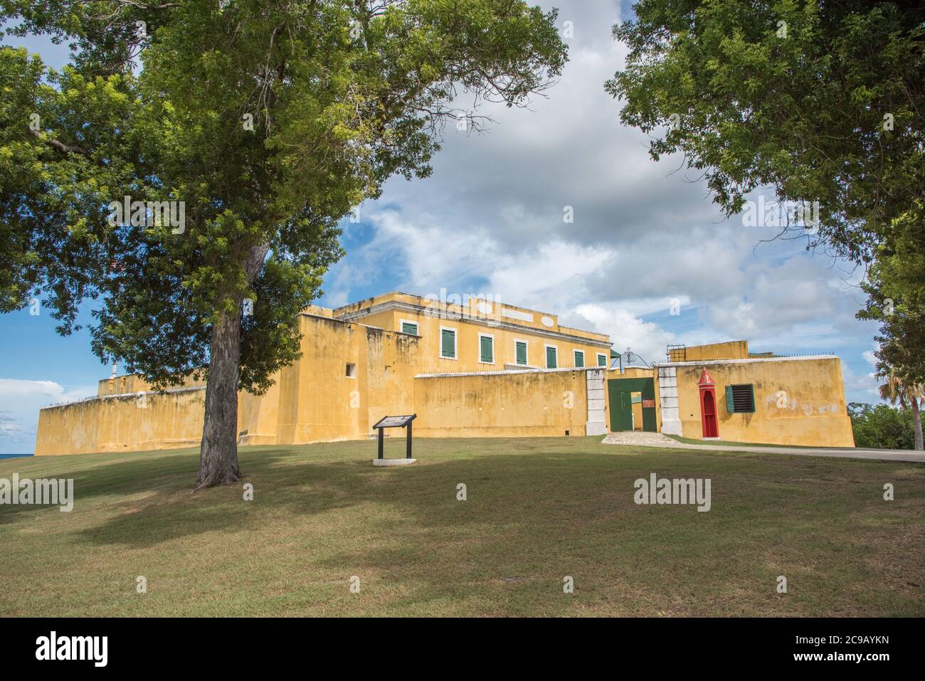 Christiansted, St. Croix, USVI-October 22,2019: Fort Christiansvaern ...