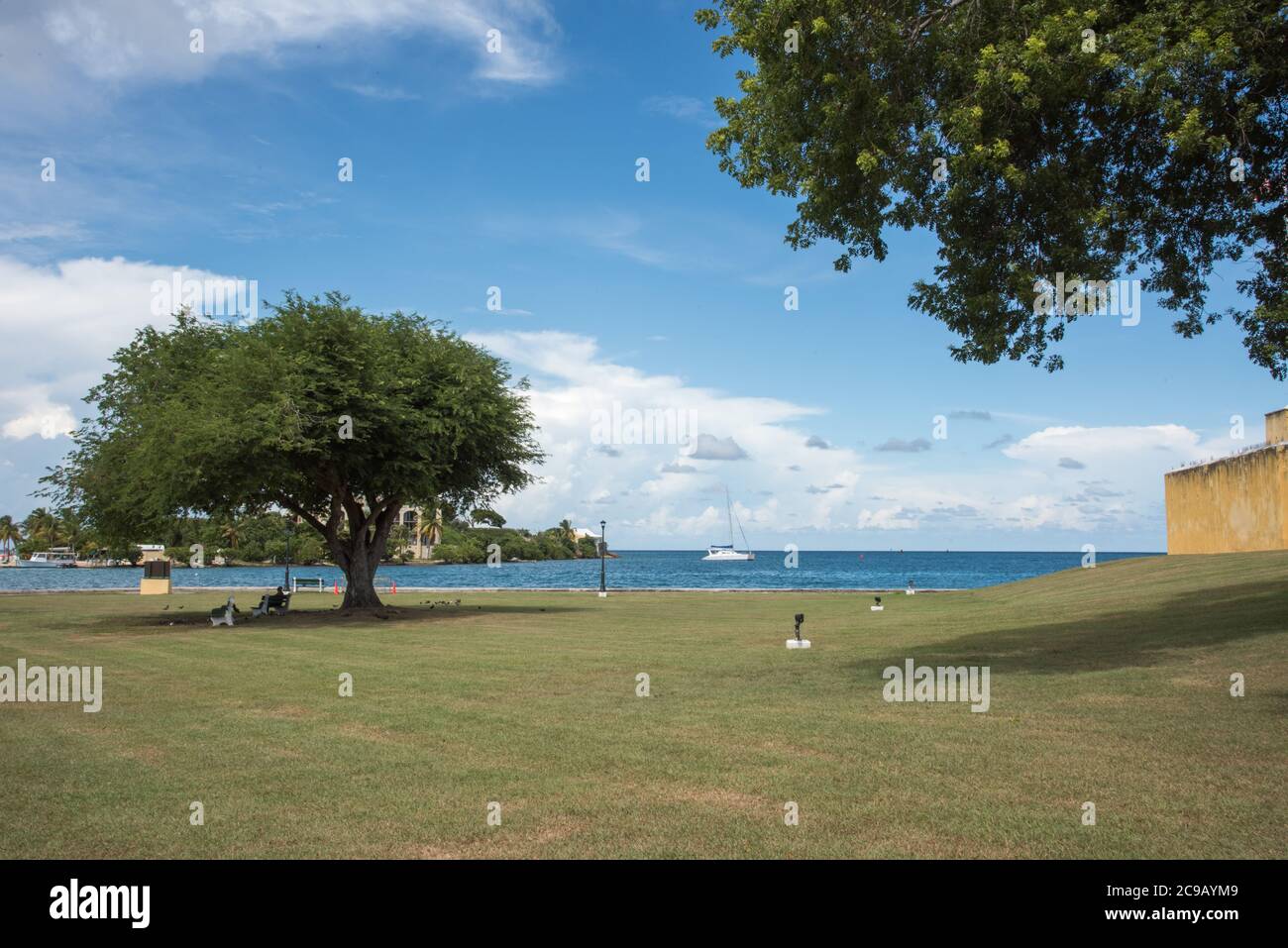 Christiansted, St. Croix, USVI-October 22,2019: Fort Christiansvaern ...