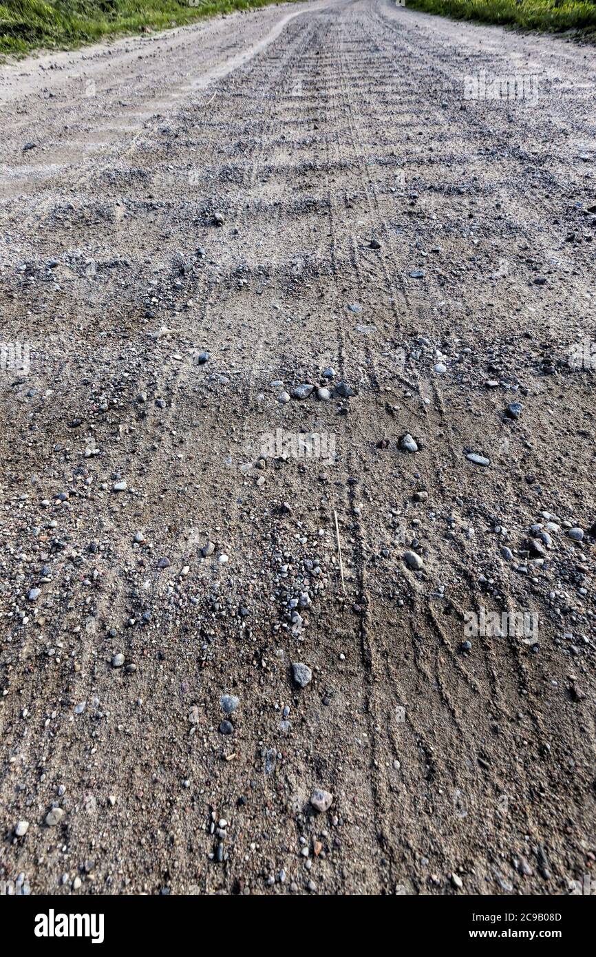 sandy road for cars Stock Photo - Alamy