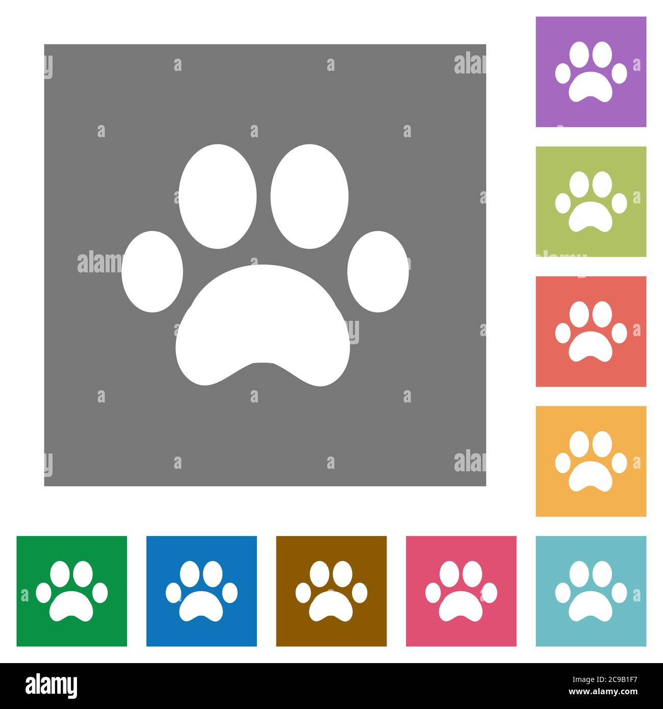 Multiple paw prints hi-res stock photography and images - Alamy