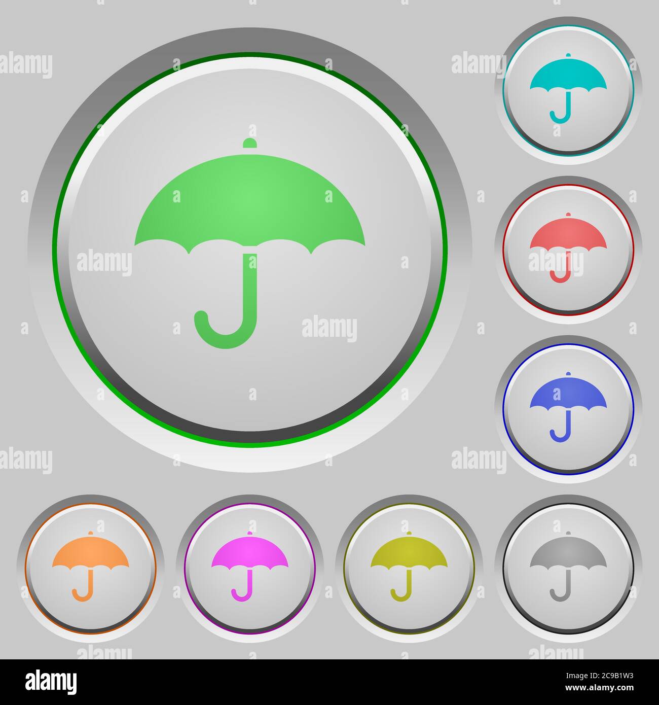 Pink umbrella icon design Stock Vector Images - Alamy