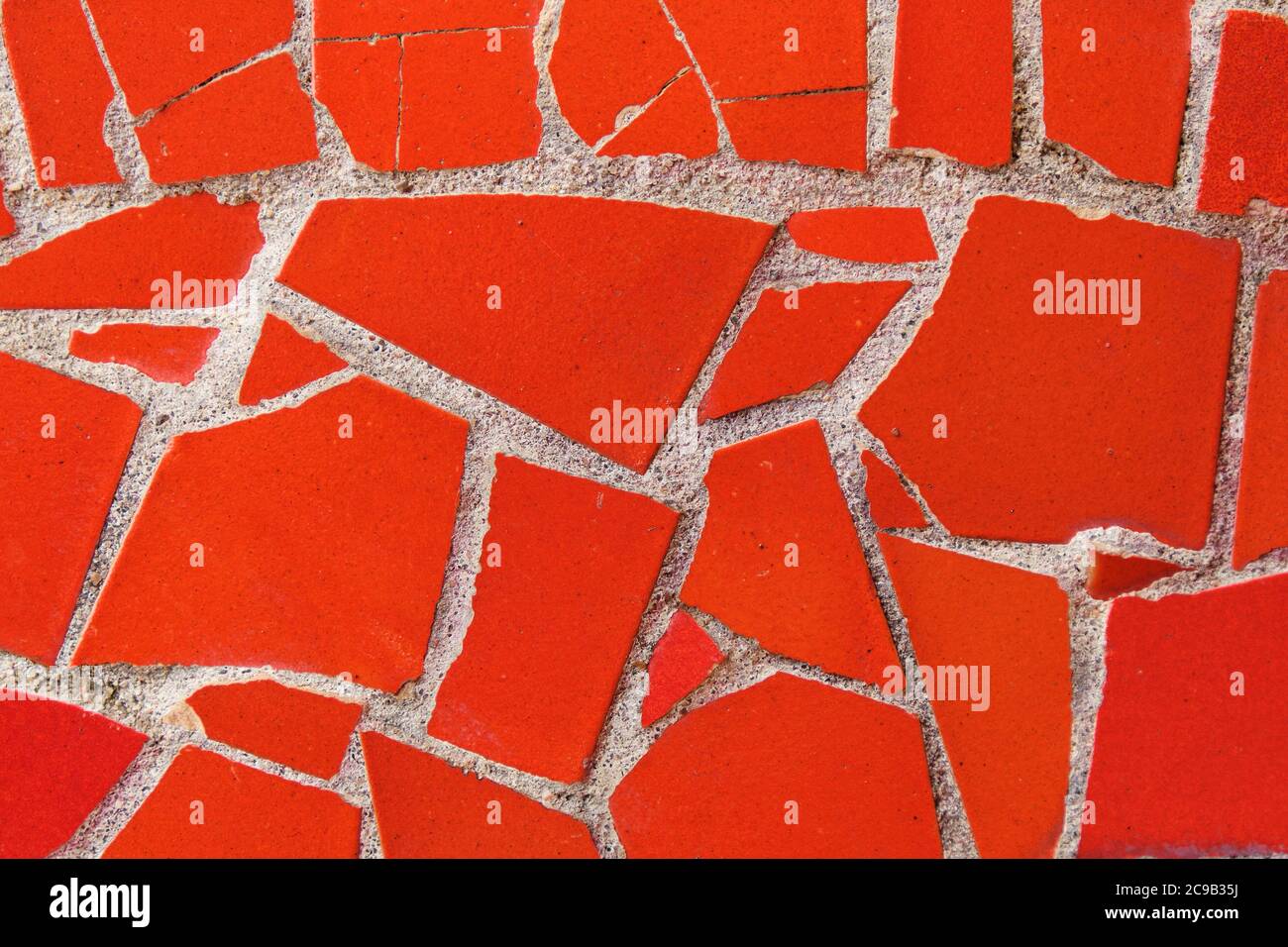 Red mosaic close up hi-res stock photography and images - Alamy