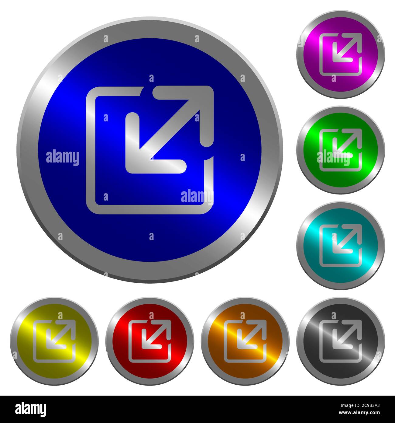 Coin larger Stock Vector Images - Alamy