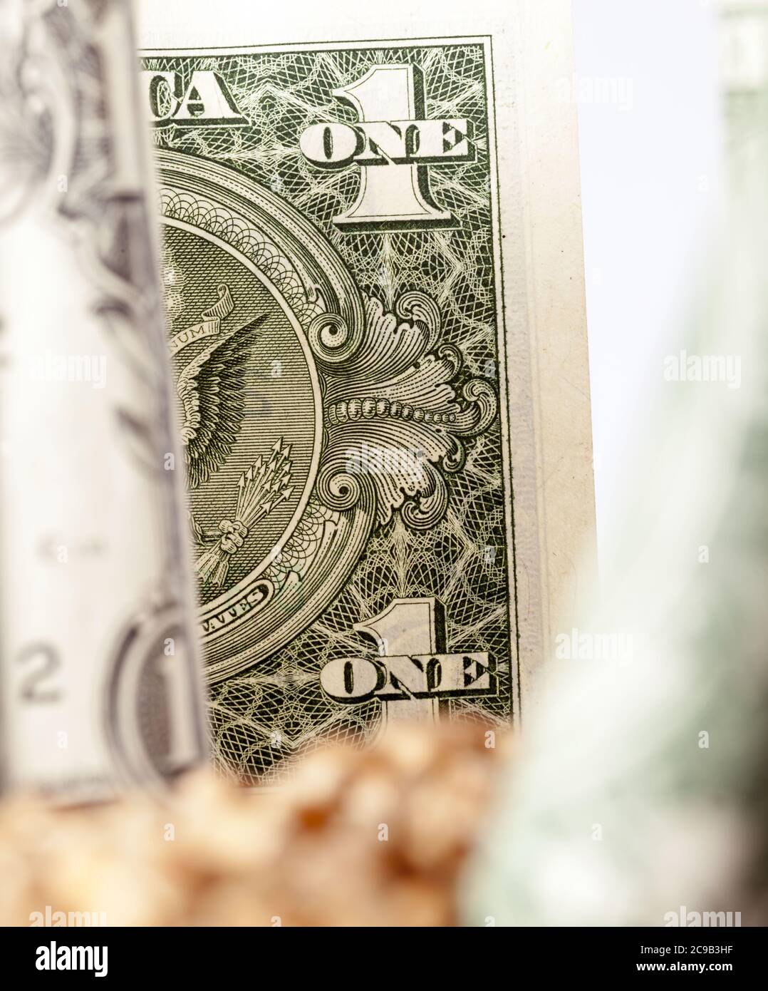 one us dollar paper money Stock Photo - Alamy