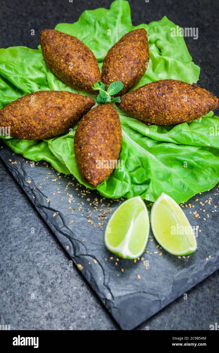 Kibbeh syria hi-res stock photography and images - Alamy