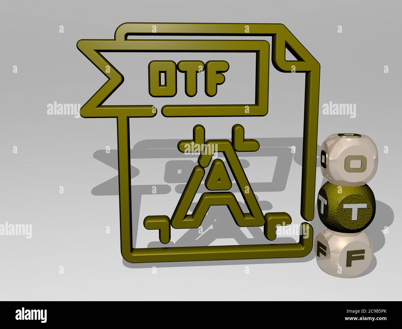Otf alphabet hi-res stock photography and images - Alamy