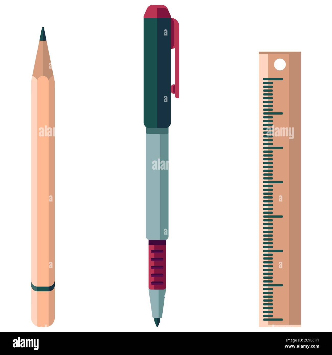Cloth ruler Stock Vector Images - Alamy