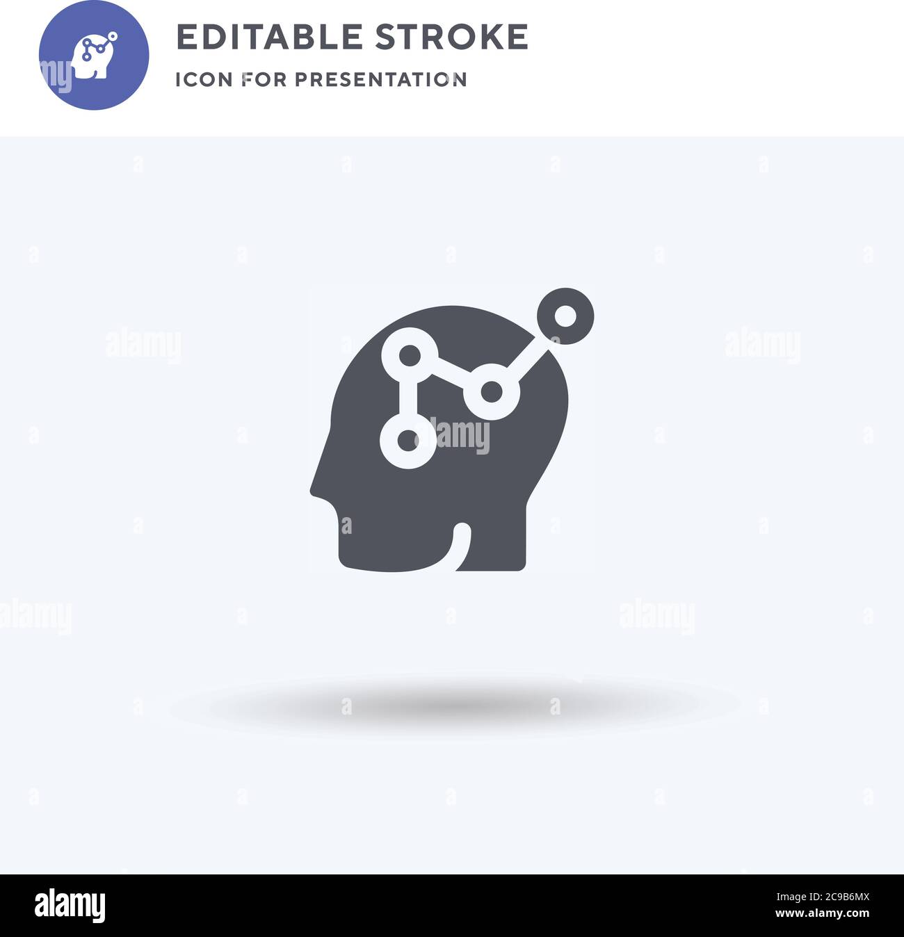 Learning icon vector, filled flat sign, solid pictogram isolated on ...