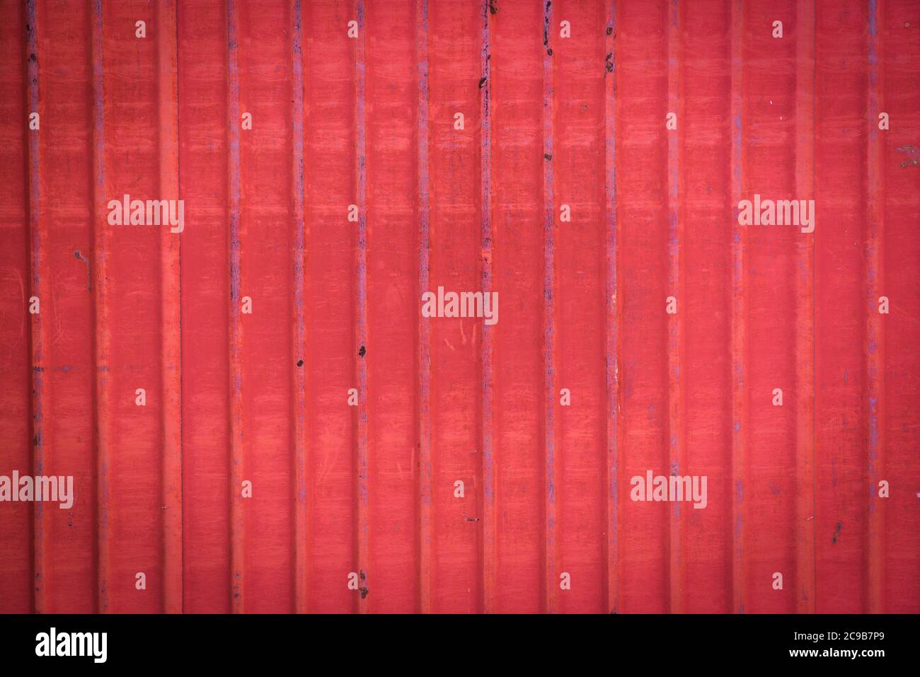 zinc background / wall old red zinc texture Stock Photo - Alamy