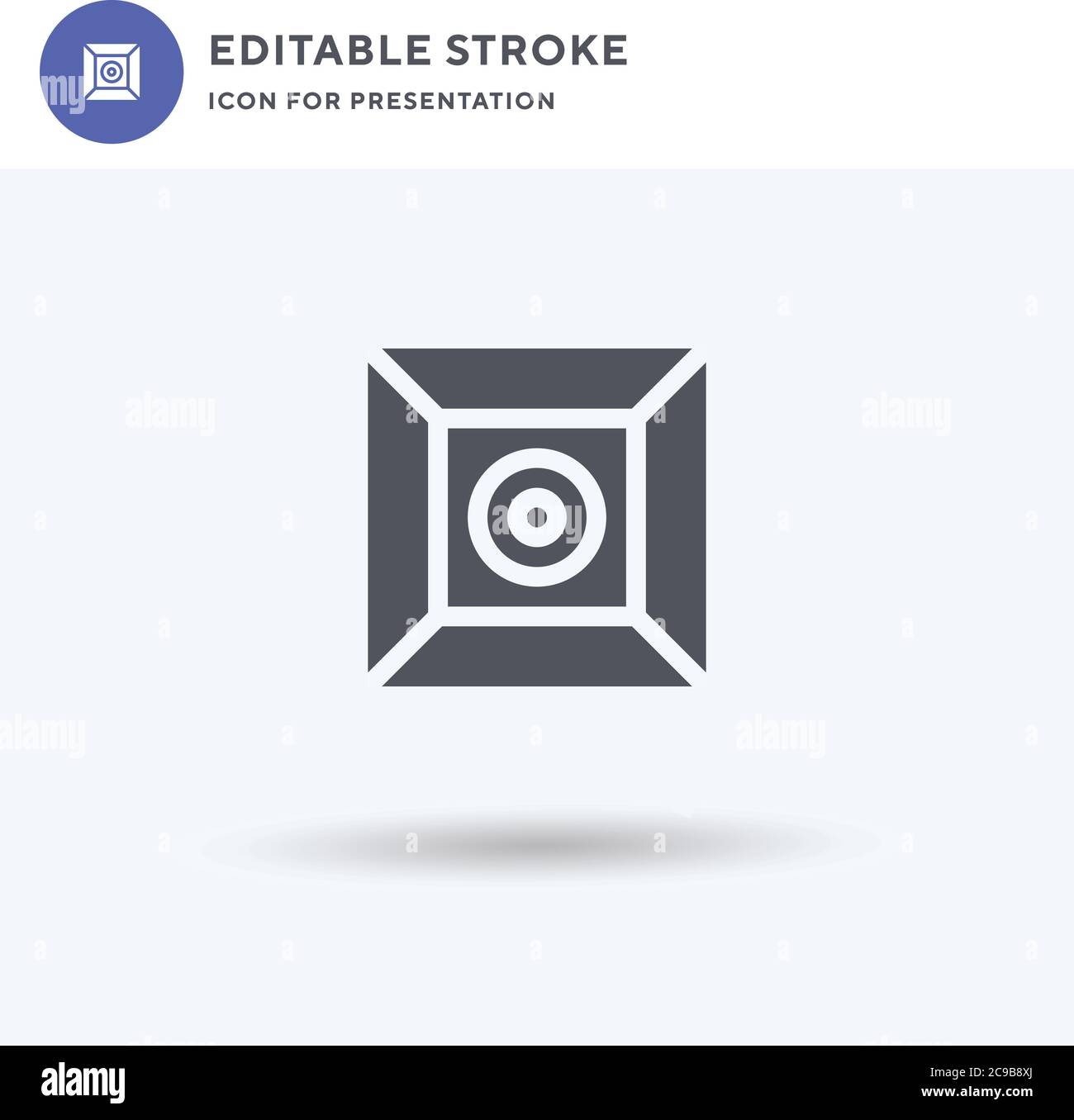 Training icon vector, filled flat sign, solid pictogram isolated on ...