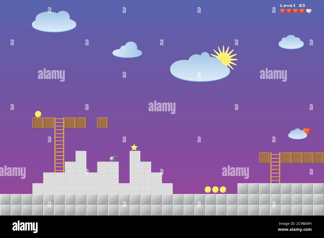 8 bit arcade hi-res stock photography and images - Alamy