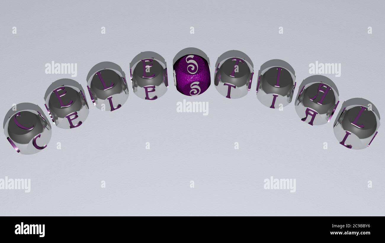 Stars cubic letters 3d hi-res stock photography and images - Alamy