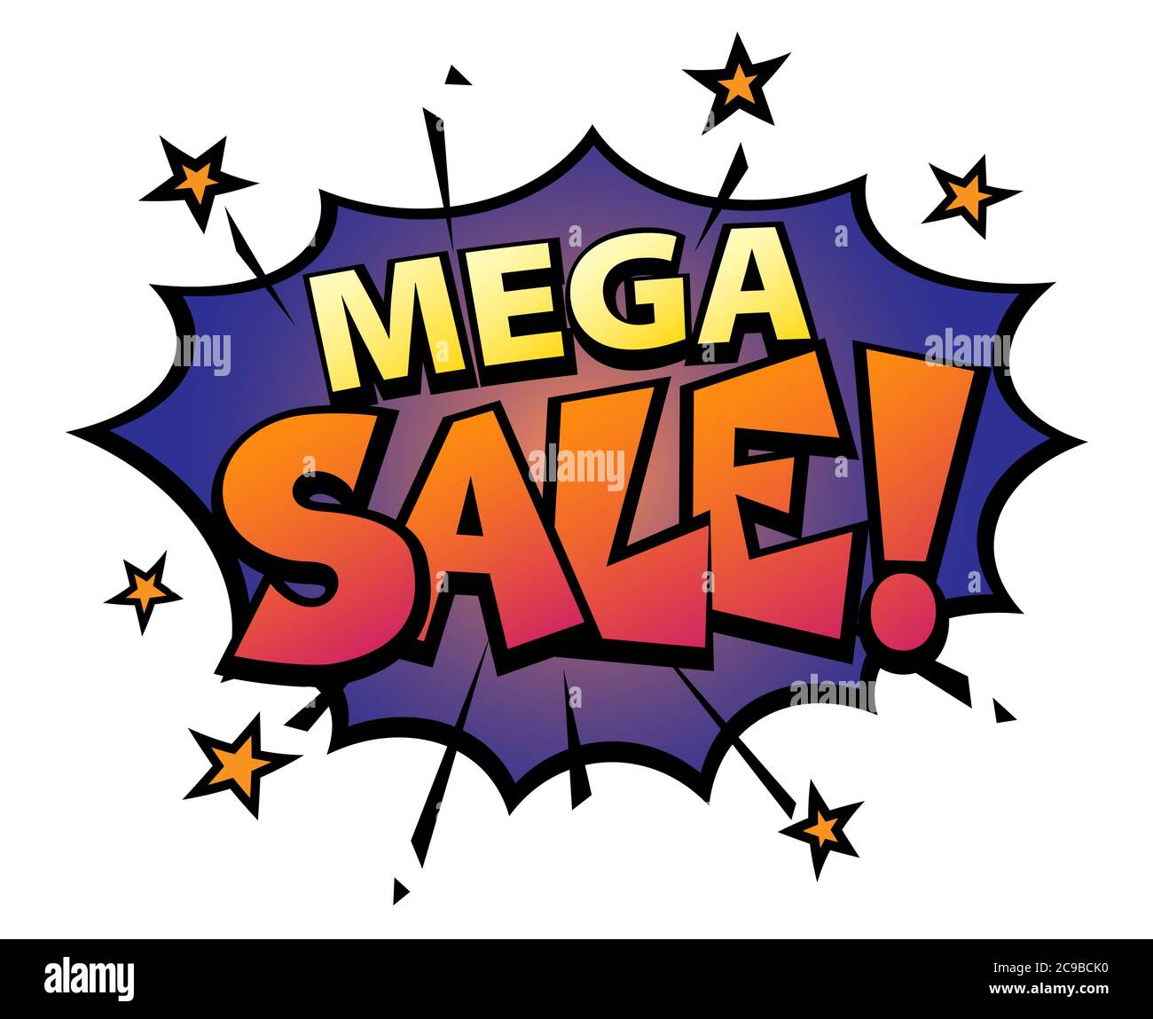 Sale lettering on bubble Cut Out Stock Images & Pictures - Alamy