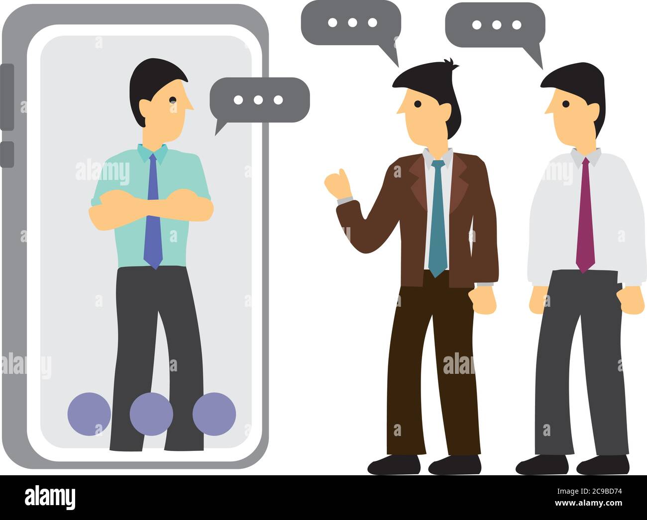 Globalization cartoon hi-res stock photography and images - Alamy