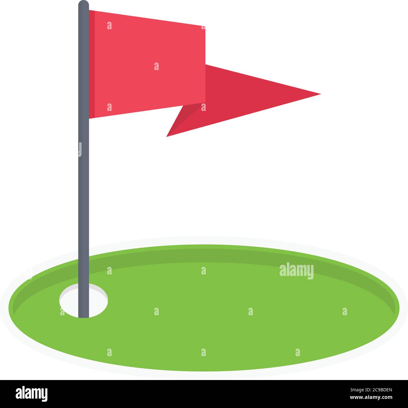 Tee flag Stock Vector Images - Alamy