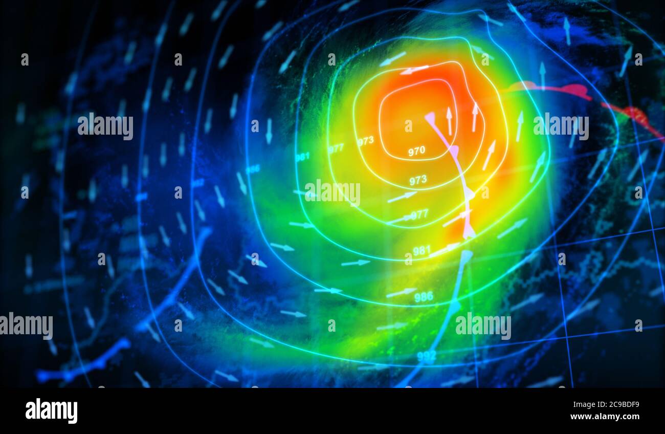 Weather front map hi-res stock photography and images - Alamy
