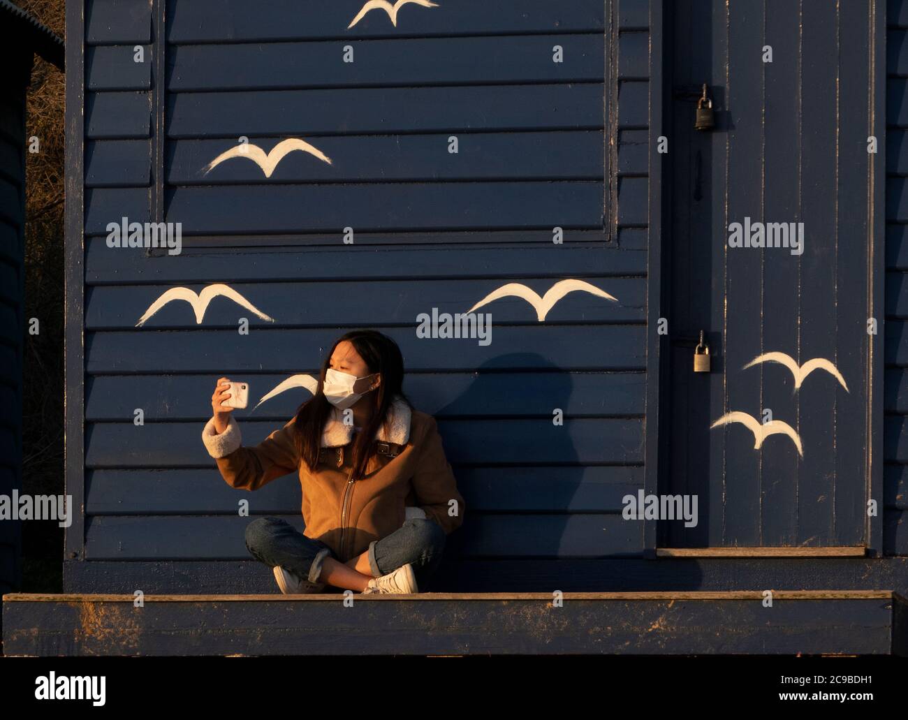 Melbourne Australia Covid-19 Coronavirus: People wearing protective ...