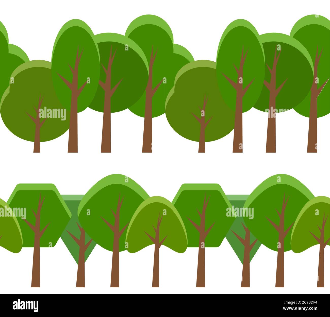 Hedge lawn background Stock Vector Images - Alamy