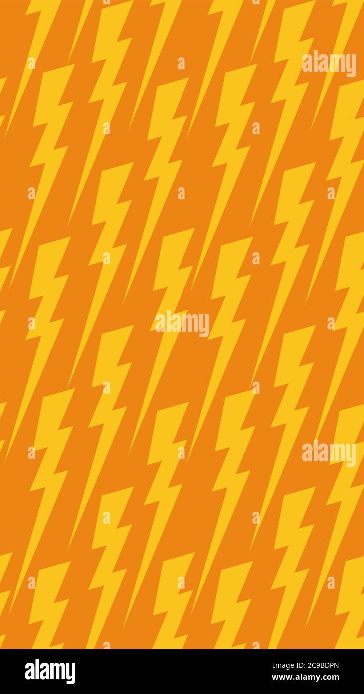 Seamless texture with a flat lightning. Vector background for your ...
