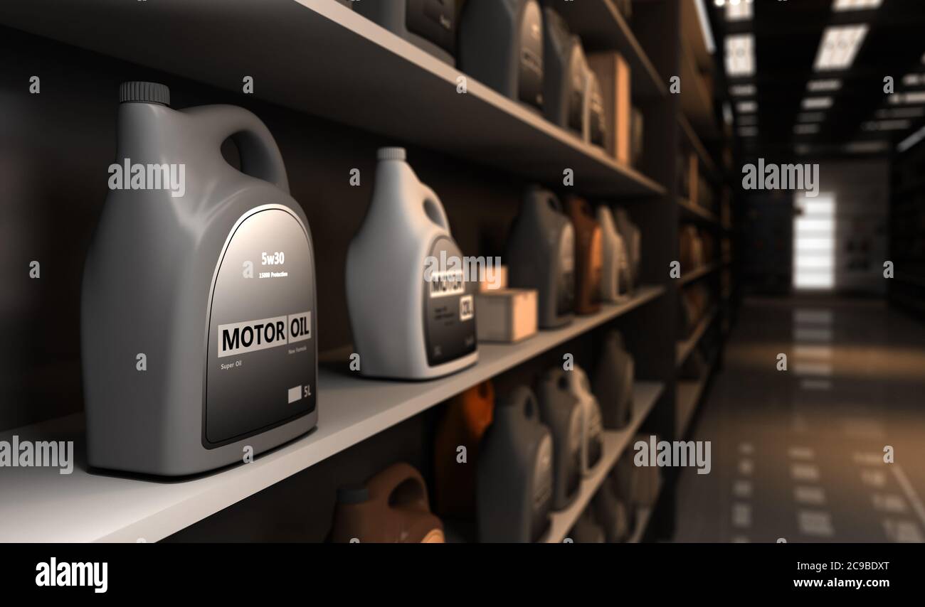 Motor Oil - 3D Rendering Stock Photo - Alamy