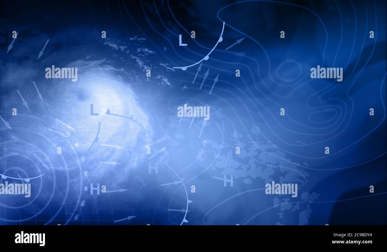 Weather front map hi-res stock photography and images - Alamy