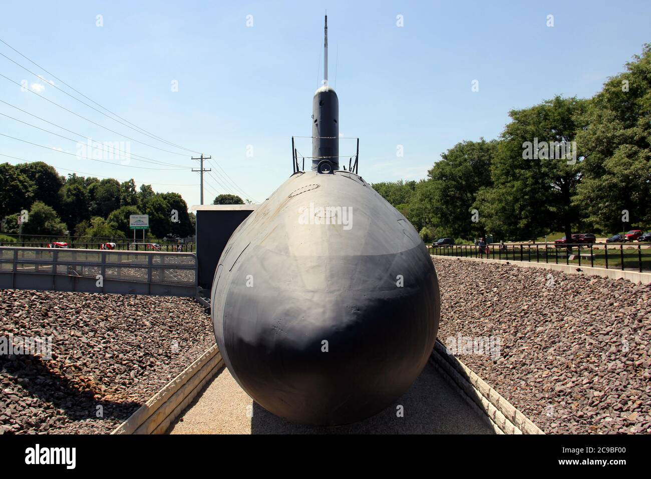 USS Albacore, a unique research submarine, built in 1953, on permanent ...