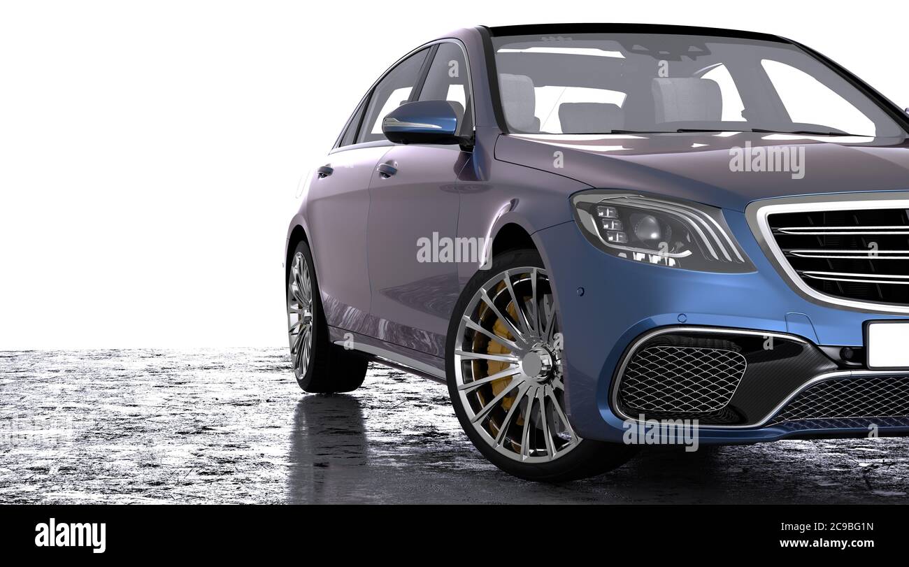 Luxury car front view isolated black hi-res stock photography and ...