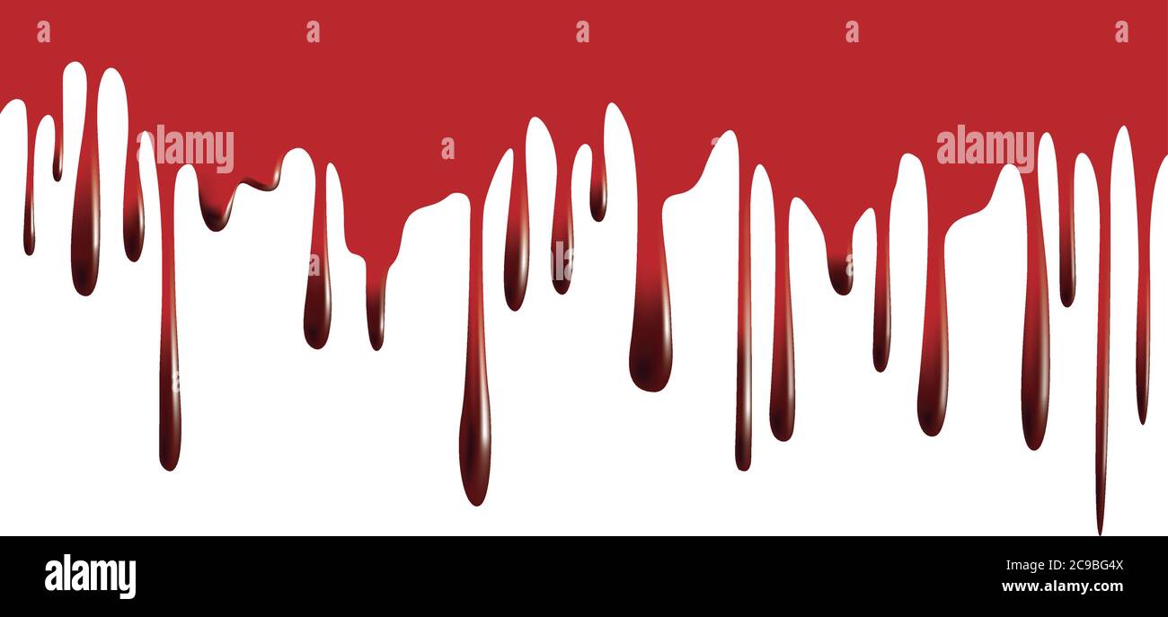 sliding trail of blood on a white background Stock Vector Image & Art ...